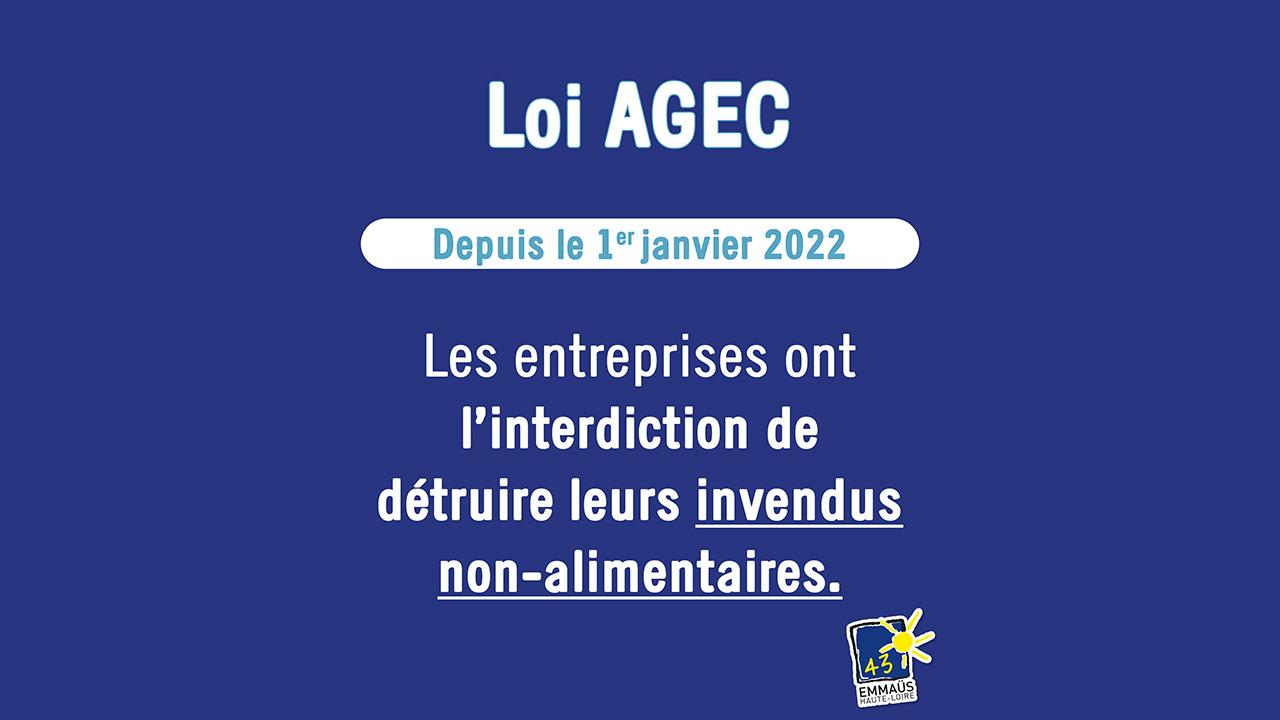Loi AGEC : les produits non-alimentaires ne peuvent plus être détruits
